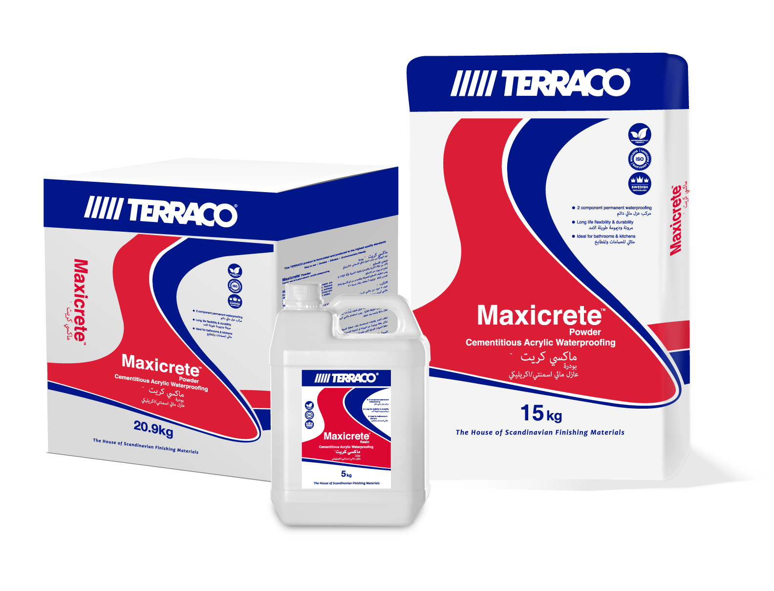 Terraco Maxicrete™ | Under-tile waterproofing | Wet area wateproofing